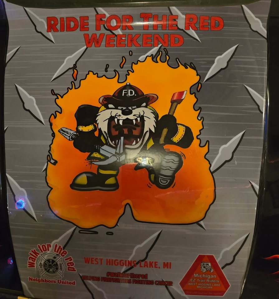 June 27-29: SXS Ride For The Red! - Gerrish Township Fire & EMS